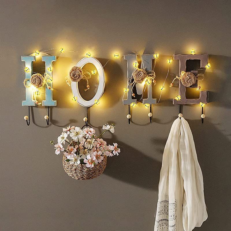 Honey Bee Fairy String Lights Battery Operated Bee String Light 9.8 ft ...