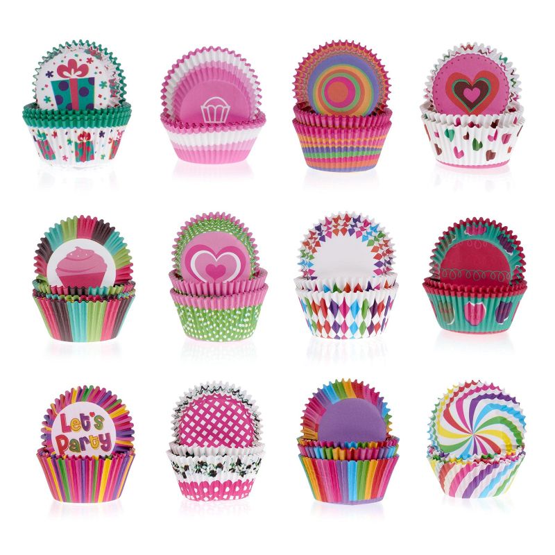 Rainbow Styles Birthday Party Styles Cupcake Liners - SUNBEAUTY