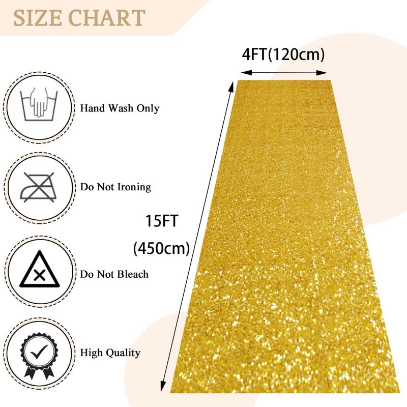 Glitter Runner for Wedding Black Sequins Wedding Carpet Shiny Sparkling ...