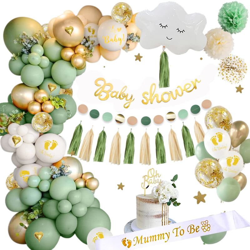 Sage Green Balloon Garland Kit for Wedding Birthday Party Baby Shower ...
