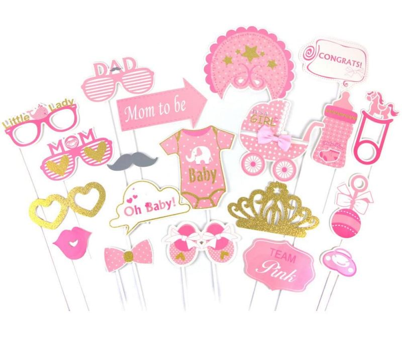 Pink Decorations For Girls Baby Shower Pink Themed Party Supplies ...