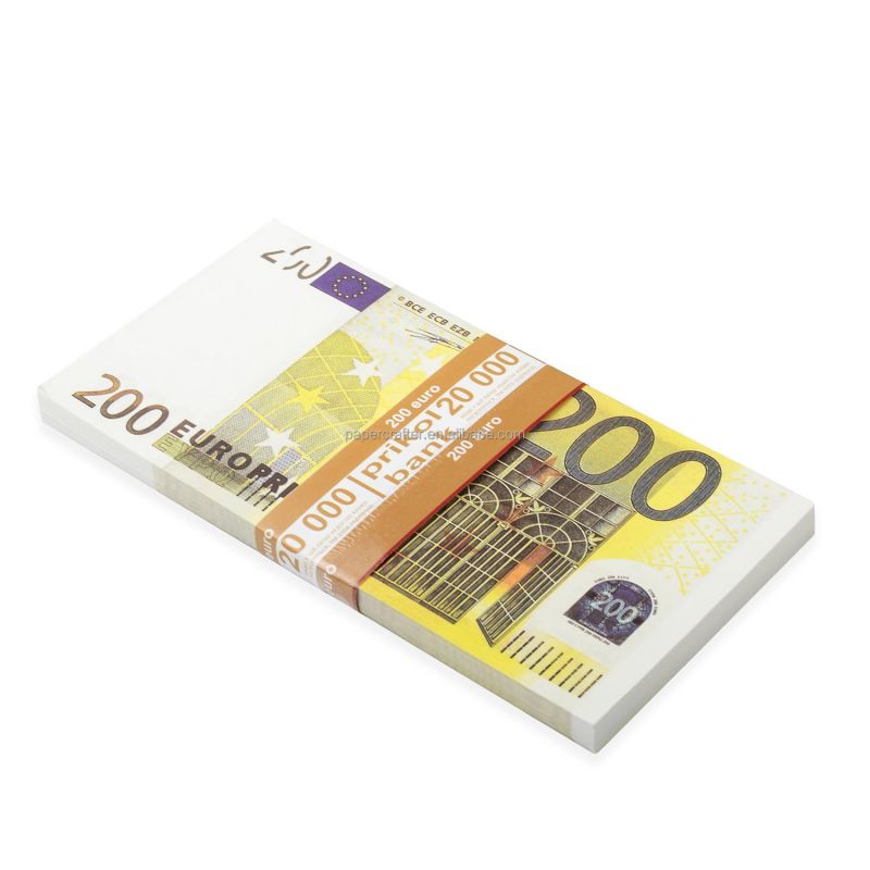 Banknotes Paper Prop Money One Stack 100 Pcs Euro Bills Realistic Play ...