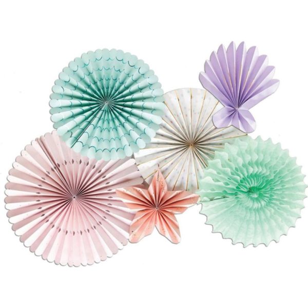 Custom-made Dip Dye Ombre Tissue Paper Flower Fan Decorations Set ...